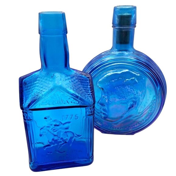Wheaton | Accents | Wheaton Blue Glass First Edition Jfk Paul Revere ...
